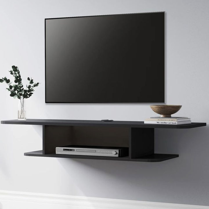 Mr Wood 3ft Floating TV Stand/ Modern Wall Mount TV Stand/ Wooden TV ...