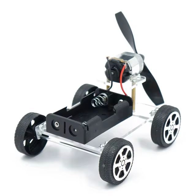 Four-wheel Drive Electric Car Science Kit Educational Toy Kids DIY ...