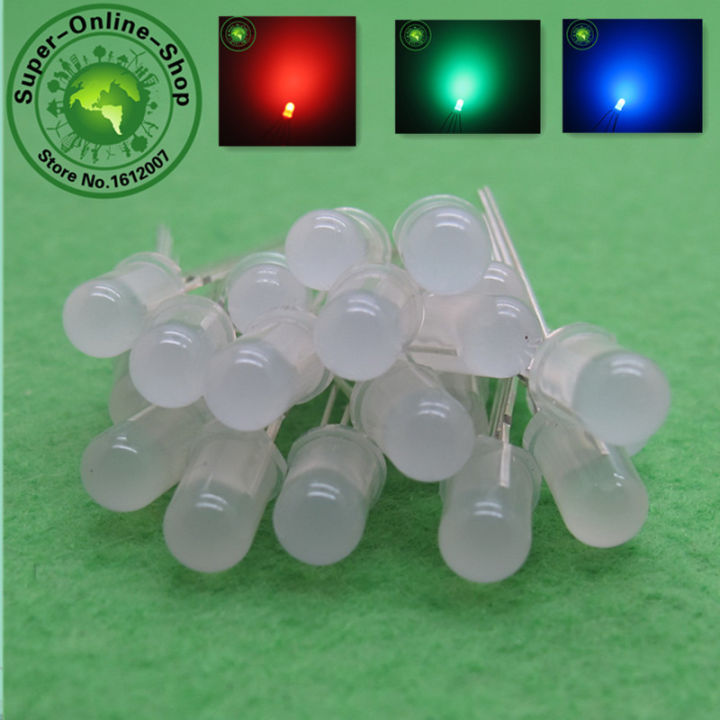 【ArtGlobe】20 pcs LED 5mm RGB COMMON Anode +20 pcs LED RGB Diffused ...