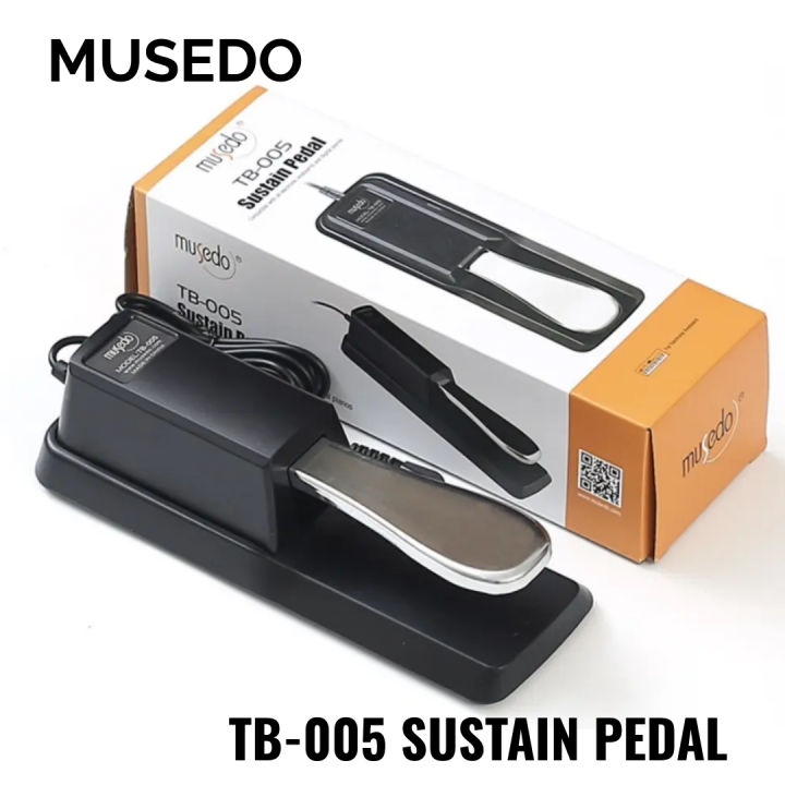 Musedo TB-005 Sustain Pedal for all Electronic Yamaha, Casio & Other Keyboards & Digital Pianos ...