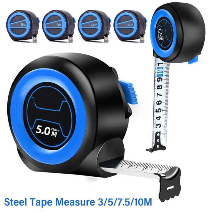 Portable 3/5/7.5/10 Meters Tape Measure Auto Lock Fall Resistant ...