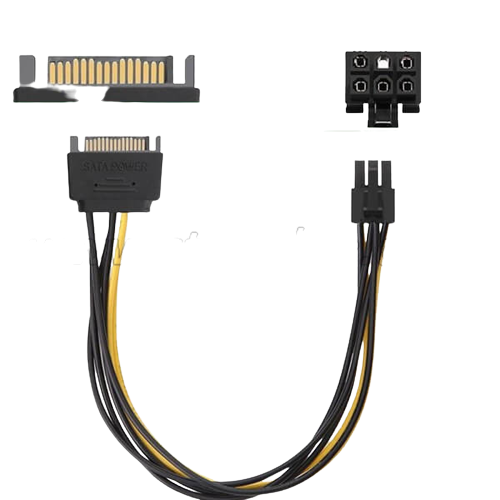 6 Pin PCI Express Graphics Video Card Power Cable | Daraz.lk