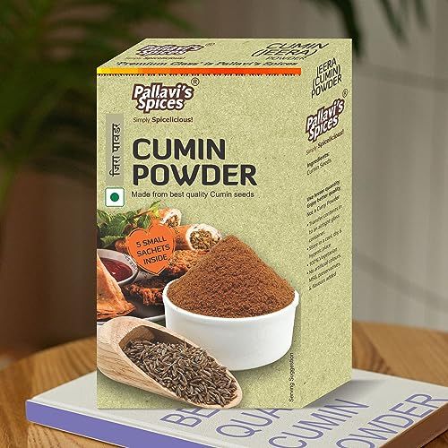 Pallavi's Spices Jeera (Cumin) Powder | Jira Powder | 50g (Pack of 4 ...