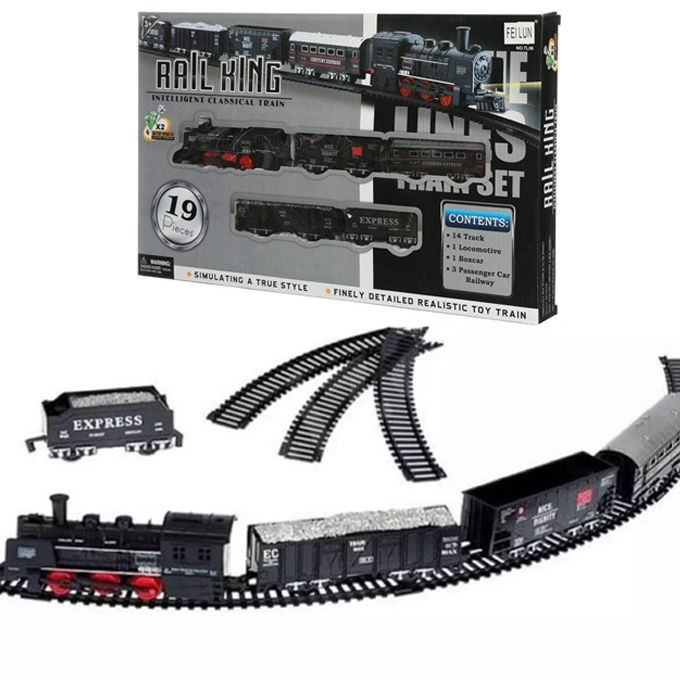 Rail King Intelligent Classical Train set 19 Pieces | Daraz.lk
