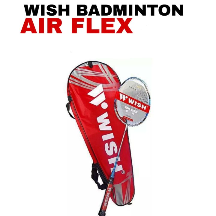 Wish Badminton Air Flex (Single Piece) / Badminton Racket Wish Air Flex ...