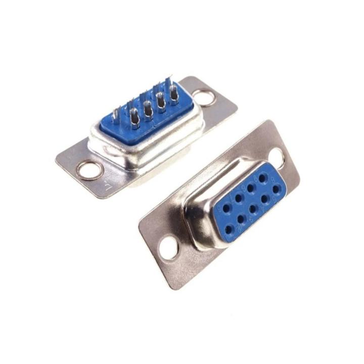 DB9 Female Socket D-Sub RS232 9 Pin 2 Row Solder Type (HS) | Daraz.lk