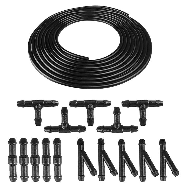 Universal Windshield Washer Nozzle Fluid Hose Kit with Hose Connectors ...