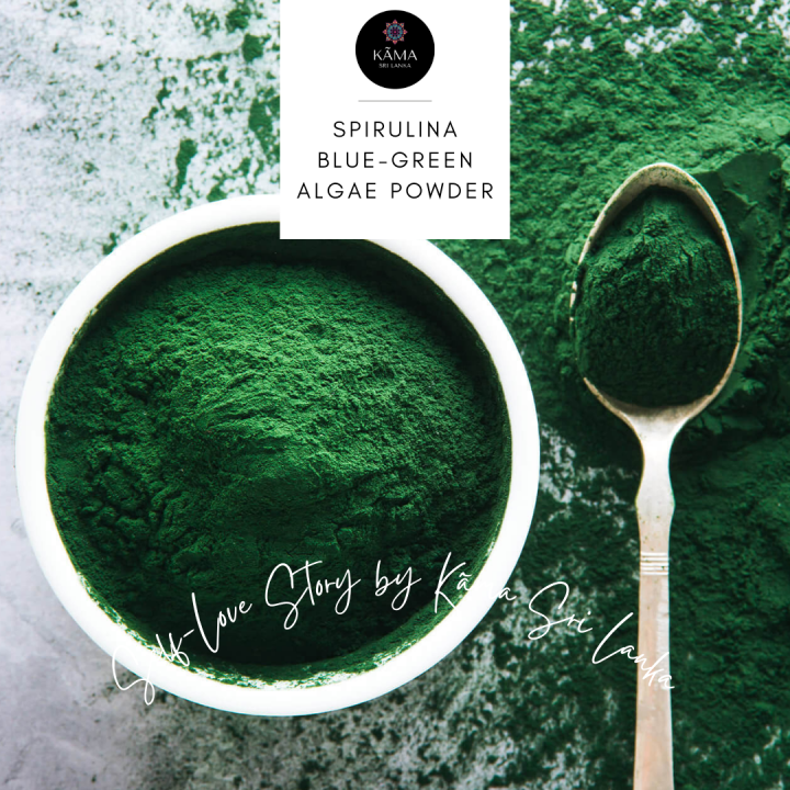 KAMA SPIRULINA (BLUE-GREEN ALGAE) POWDER - 50G | Daraz.lk
