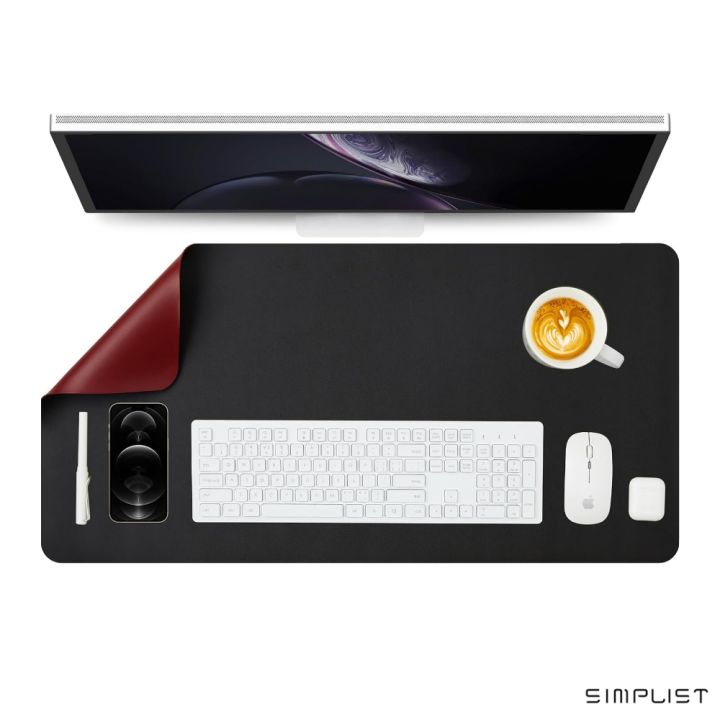 Simplist Desk Pad Protector PRO – Large Gaming Mouse Pad, 80x40CM PU ...