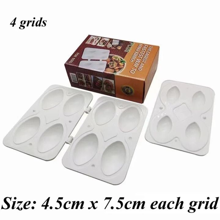 3/4/9grid Meatball Maker Meat Pie Mold Manual Meatloaf Mold Meat ...