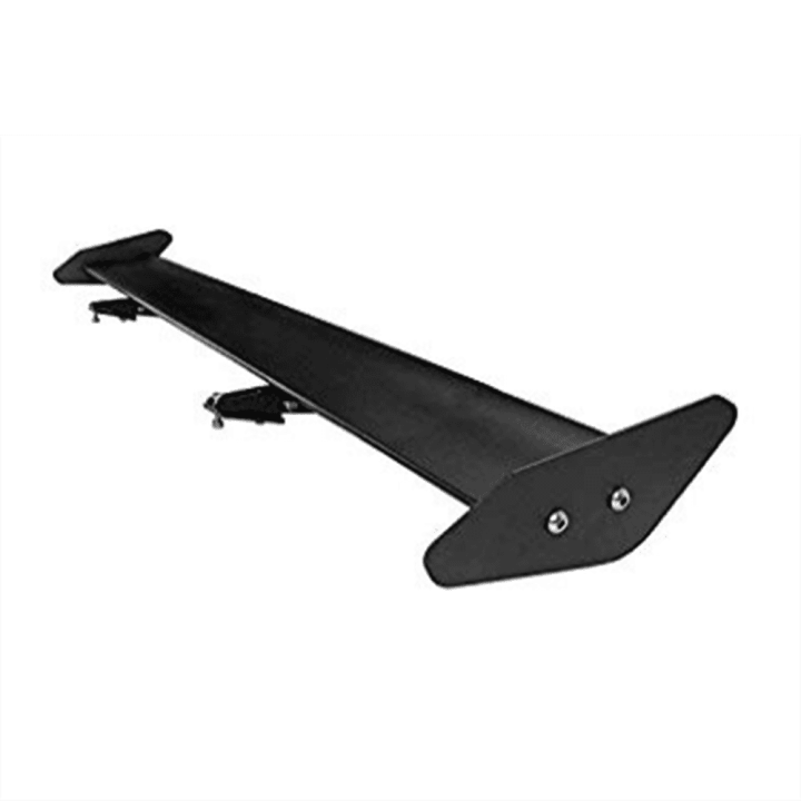 Spoiler Black Aluminium Car Rear Trunk Sporty Look GT Racing Type Rear ...