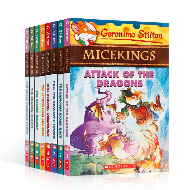 GERONIMO STILTON MICEKINGS 6Pcs Set Scholastic Children's Bridge Book ...