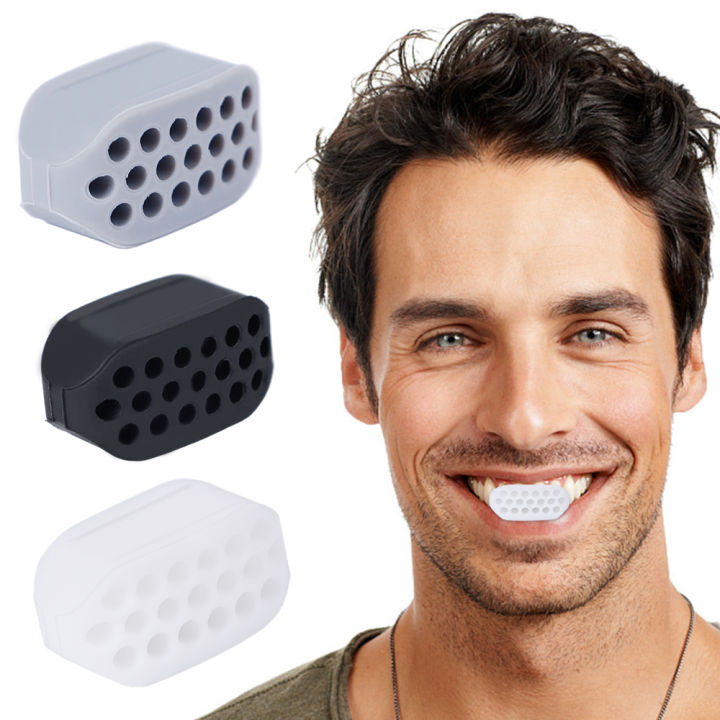 Silicone Bite Ball Jaw Trainer Facial Muscle Activation for Double Chin ...