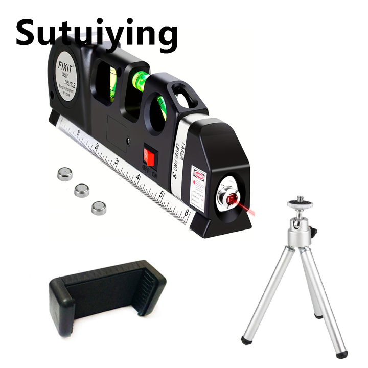 Sutuiying Laser Level, Multipurpose Line Tool and Tripod Standard Cross ...