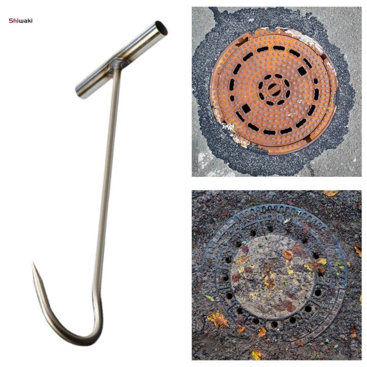 Meat Hook Restaurant Lift Manhole Covers Stainless Steel Drain Cover ...