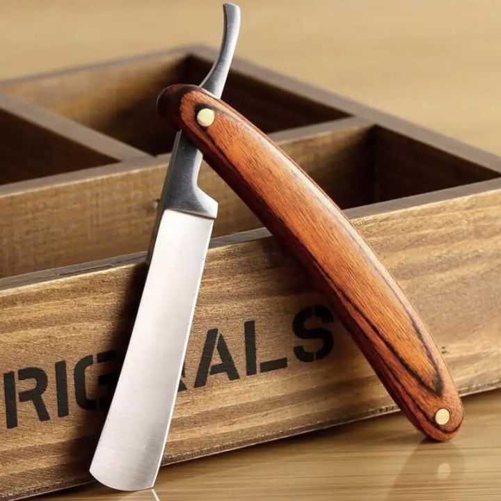 Mikata colored wooden handle old-fashioned shaving and shaving tool ...