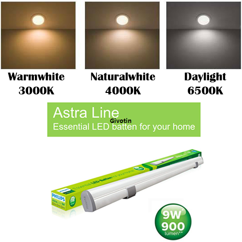 Philipss Astra Line 2 Feet 9W LED batten for your home LED Tube light ...