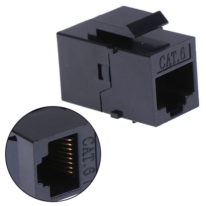 Rj45 Female To Utp Cat5e Cat6 Keystone Jack Inline Coupler Connector ...