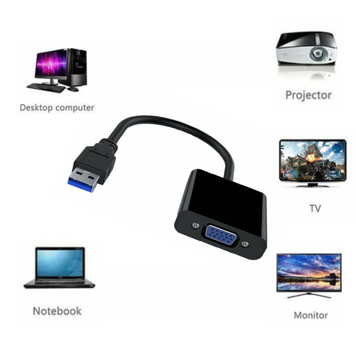 New Usb 3.0 To Vga Video Display Adapter 1080p Multi-Display External ...
