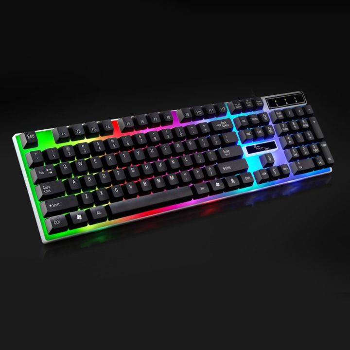 G21 USB Wired Mechanical Suspended Keyboard Colorful Backlight Gaming ...