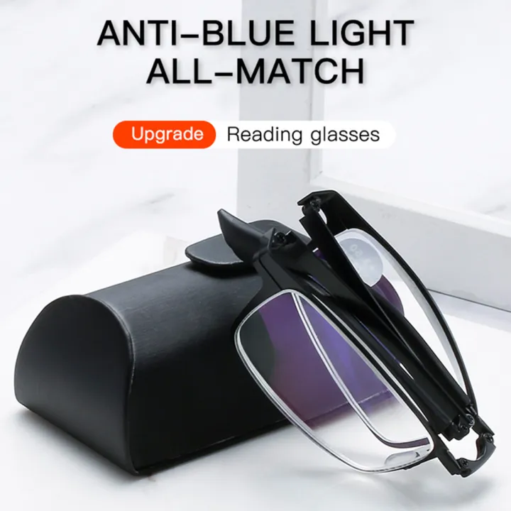 Glasses Metal Foldable Presbyopia Men's Eyeglasses Frame Cooling ...