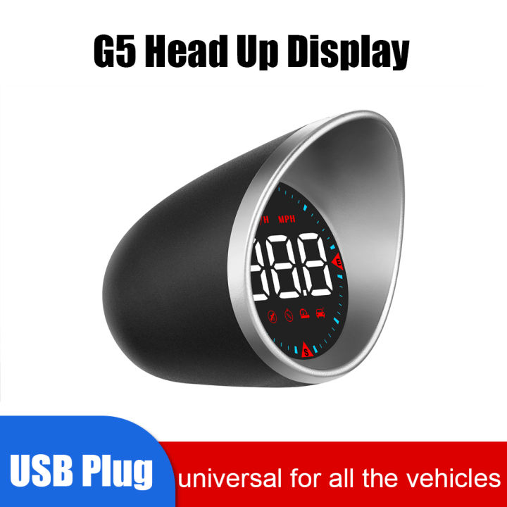 G5 Hud Car Up Display Rpm Mph Gauge Digital Speed Tester Meter Mileage ...