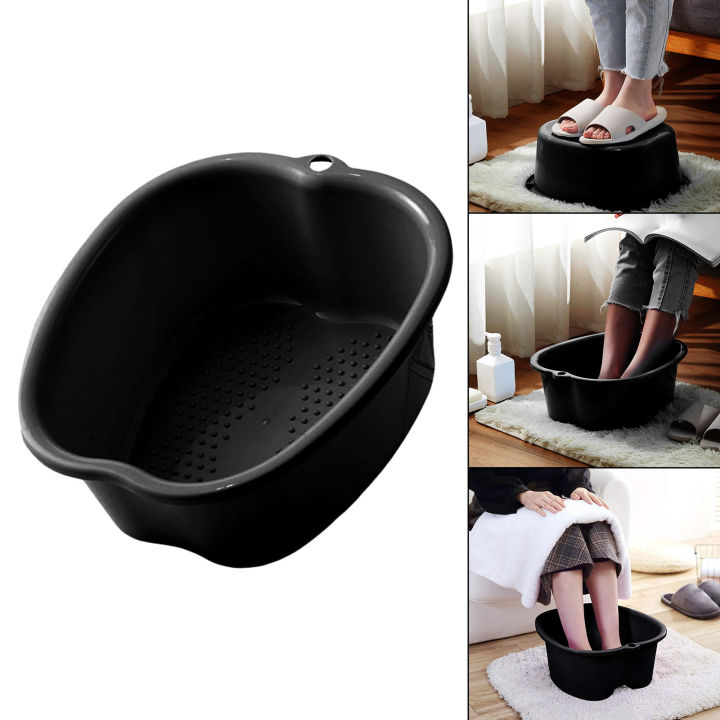 【HOT】 Portable Foot Soaking Tub With Hanging Hole Lightweight Foot Bath ...
