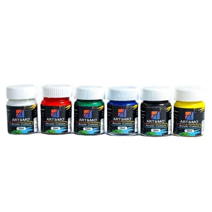 Art & Mo Acrylic Paint 15ml *10 Colors set | Daraz.lk