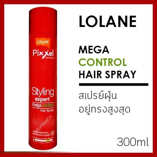Mega Control 48Hrs Hold Hair Spray 300ml- LOLANE ,Made in Thailand ...