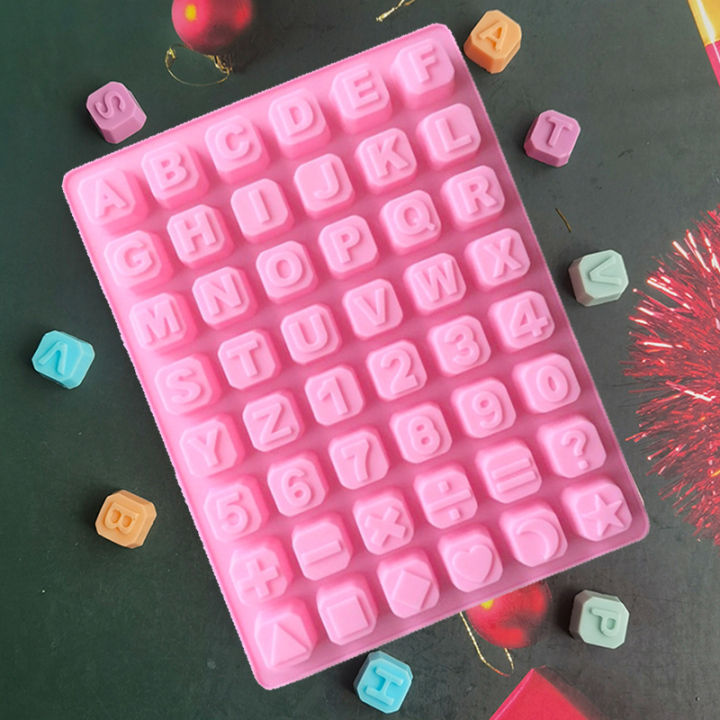 Letter Chocolate Mold Uppercase Alphabet Candy Gummy Silicone Mould 3d ...