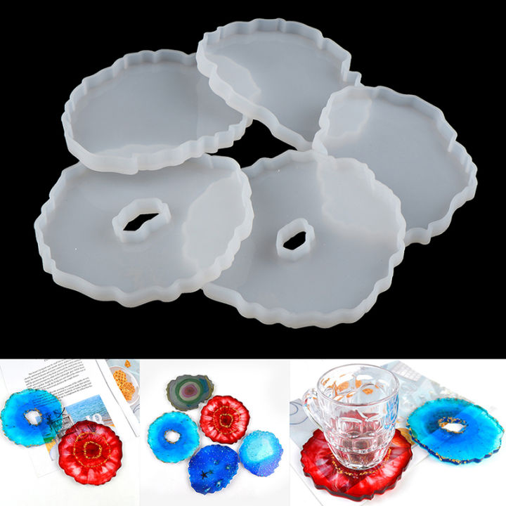 Silicone Geode Coaster Mold Resin Epoxy Casting Mould DIY Art Craft ...