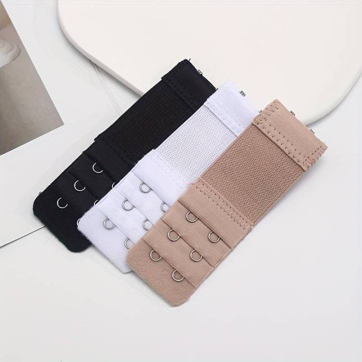 3pcs 2 Hooks Bra Strap Extenders, Comfortable Adjustable Bra Band For ...