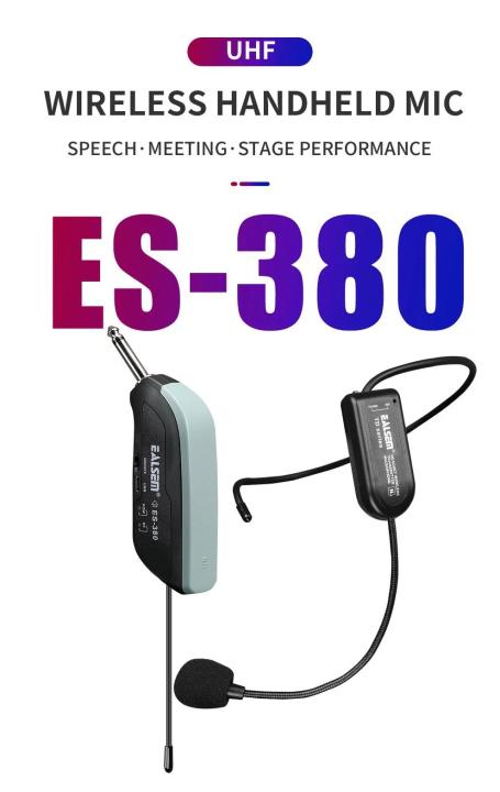 Ealsem ES-380T UHF Head Microphone | Daraz.lk