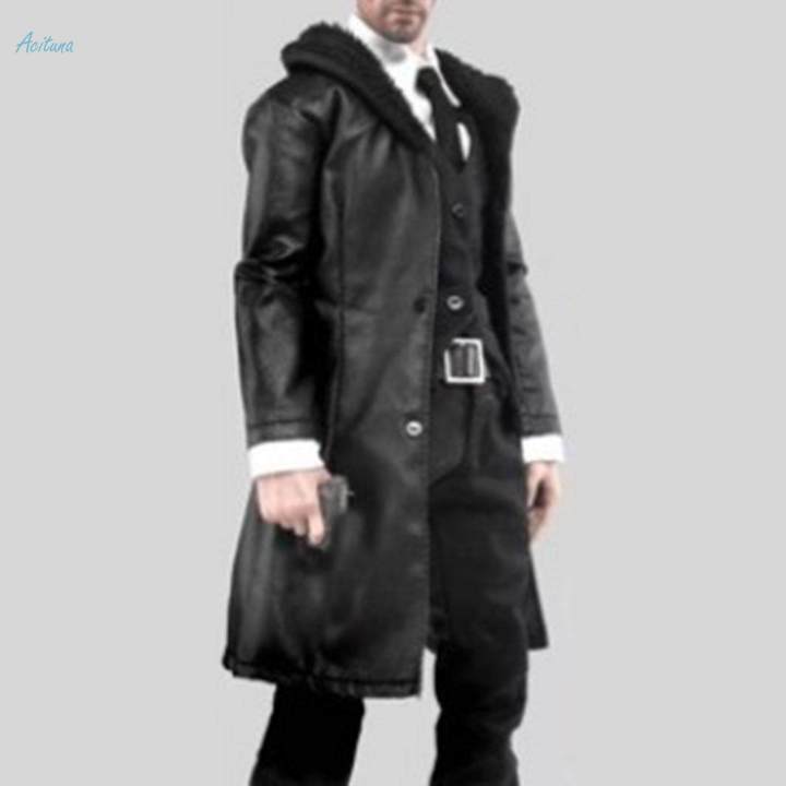 1/6 Male Action Figures Leather Jacket Set Cosplay Fashion Doll Uniform ...
