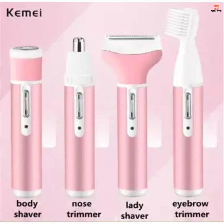 4 in 1 Original Kemie KM 3024 Rechargeable Women Skin Shaver suit ...