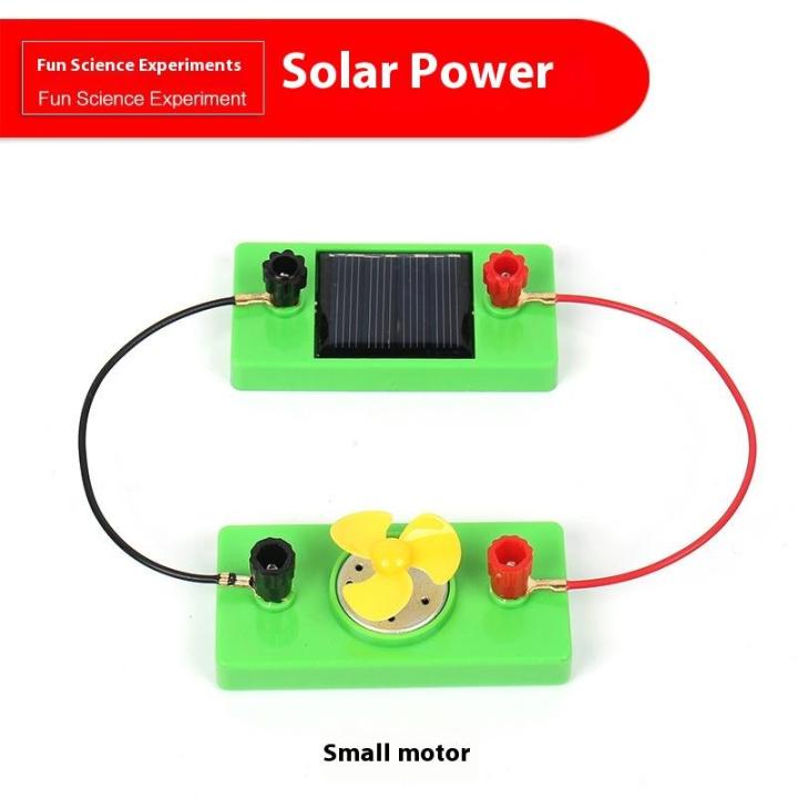 1 Set Basic Circuit Electricity Learning Physics Toys Gift Solar Panel ...