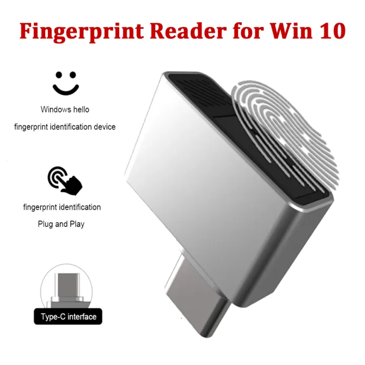 Type-C Biometric Scanner Padlock Password-Free Fingerprint Unlock ...