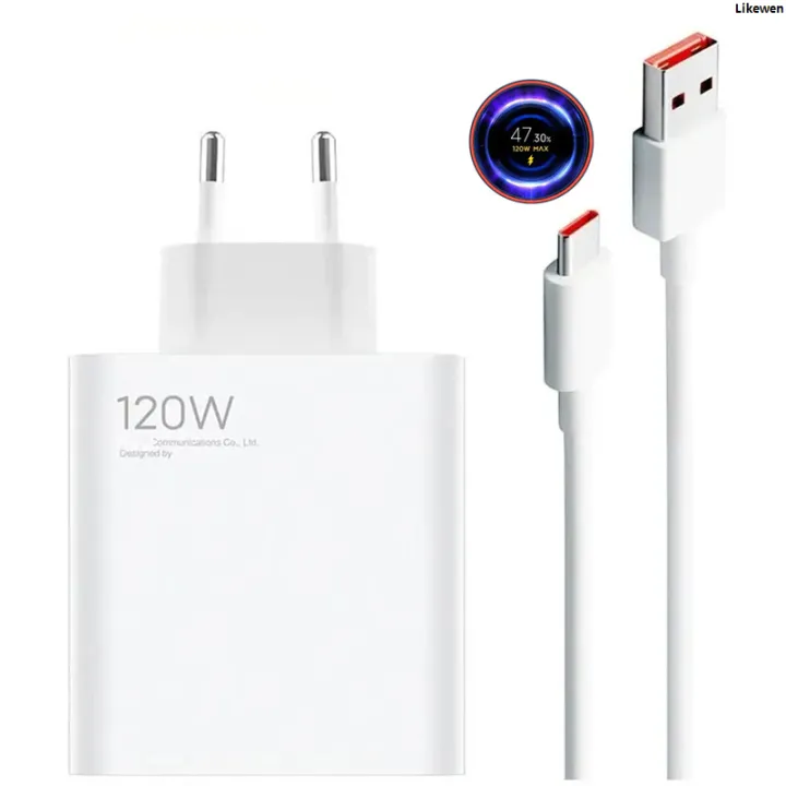 LikewenSpecial 120W Original Turbo Charger for Xiaomi Redmi Note 11 Pro ...
