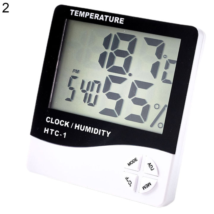 Hygrometer Gauge Easy to Read LCD Indoor Humidity Meter | Daraz.lk
