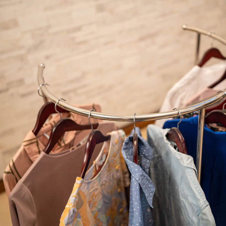 HALF ROUND TEXTILE RACK | Daraz.lk