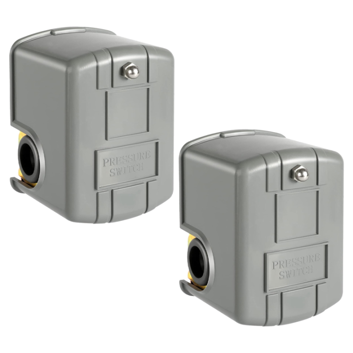 2Pc Pessure Switch for Well Pump, 30-50Psi Water Pressure Switch, 1/4In ...