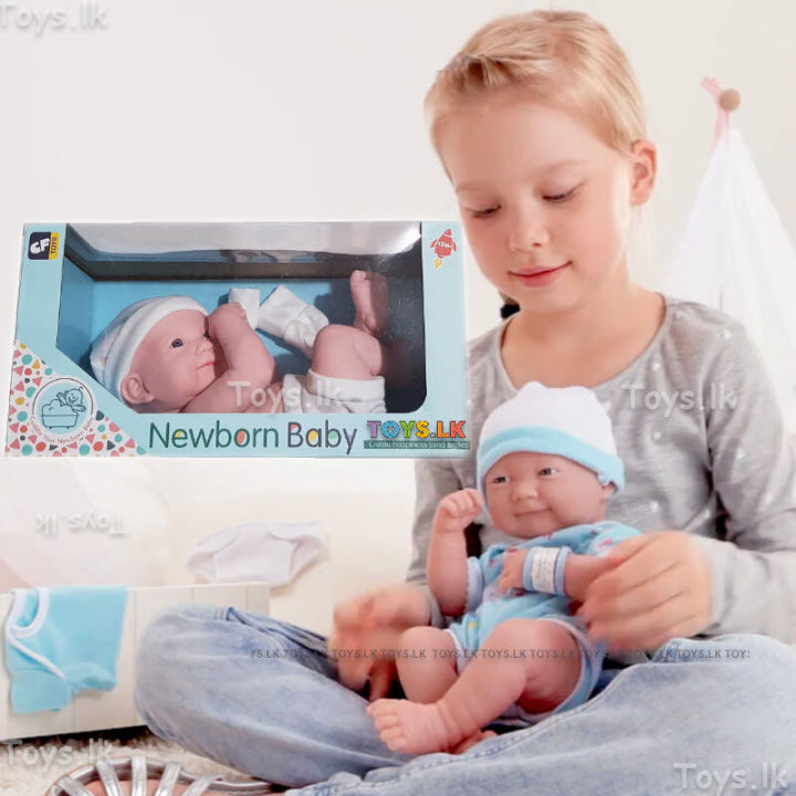 Small Soft Silicone Realistic Smiley Reborn Lifelike Newborn Baby Doll ...
