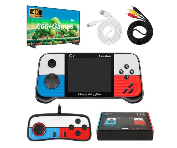 Game Console G9, Handheld Game Console for Kids, Retro Gaming Console ...