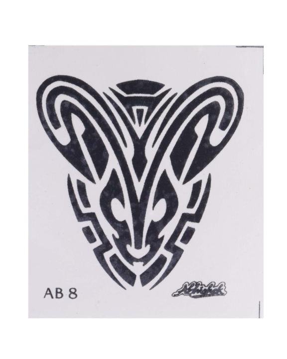 Body Tattoo Stickers - Black | Daraz.lk