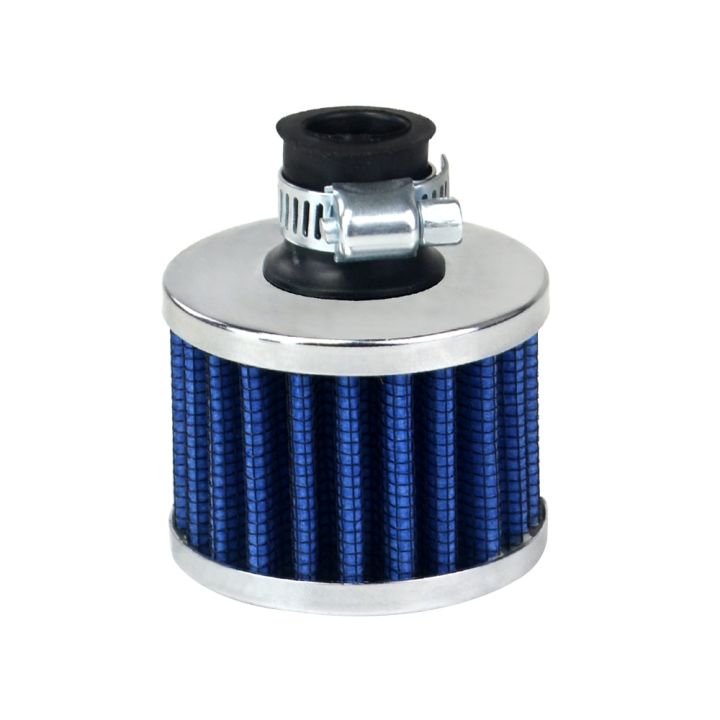 blue-Universal Interface Motorcycle Air Filters 12mm Sliver Car Cone ...