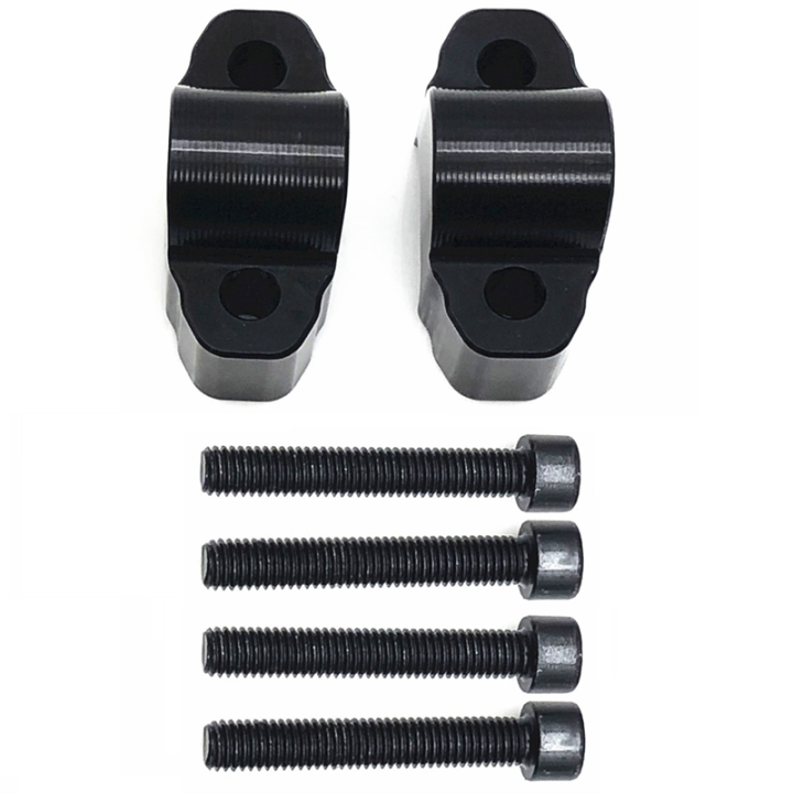 Motorcycle Handlebar Risers Clamp Mounting Mount Riser Black Handlebar ...