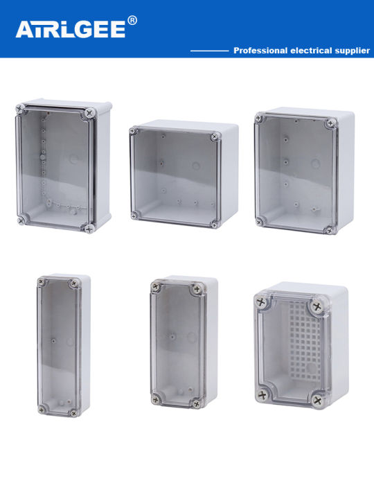Ip67 Waterproof Junction Box Ag Series Transparent Cover Abs Plastic ...