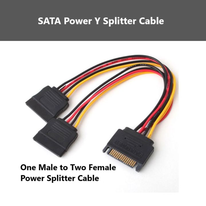 SATA Power Y Splitter Cable | Daraz.lk