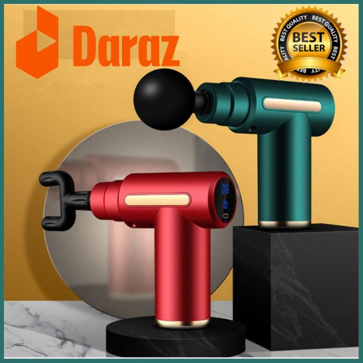 2025 Mini Massage Gun with Digital Display Rechargeable Massager | Daraz.lk