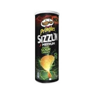 Pringles Sizzling Medium Kicking Sour Cream 180g | Daraz.lk